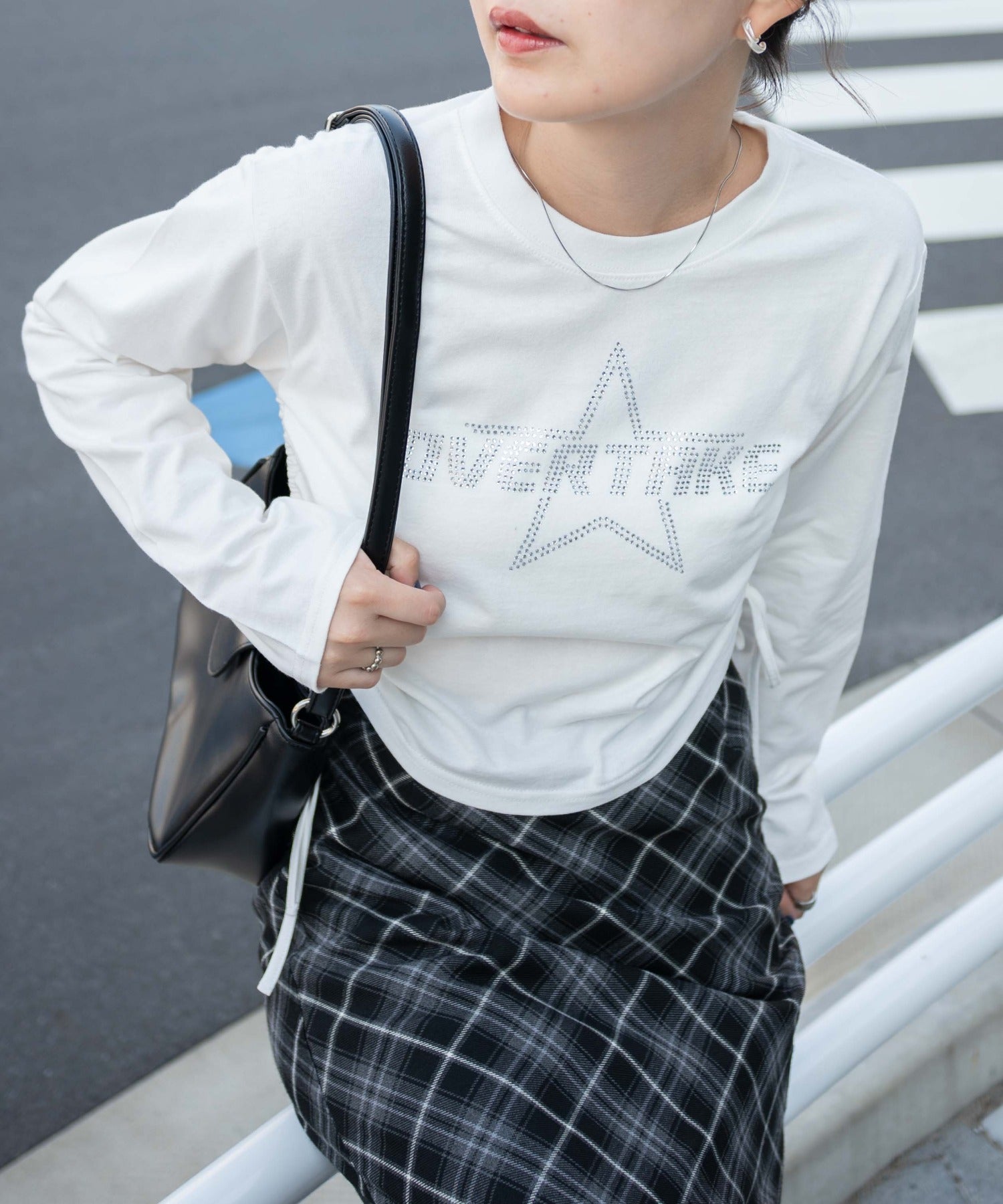 ラインストーンサイドドロストロンT｜WEGO（ウィゴー） – WEGO ONLINE STORE