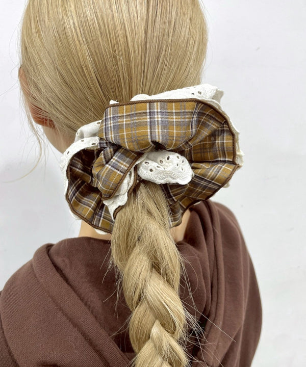 Lレースレイヤードチェックシュシュ｜WEGO（ウィゴー） – WEGO ONLINE STORE