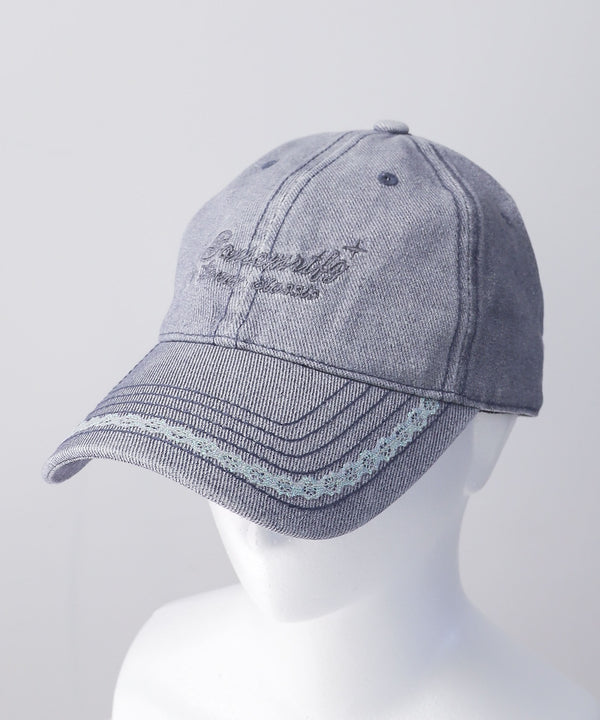 ラメレース付ロゴ刺繍キャップ｜WEGO（ウィゴー） – WEGO ONLINE STORE