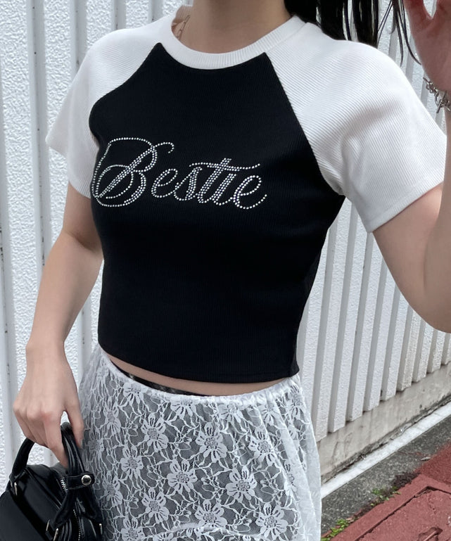 ラインストーンラグランちびT｜WEGO（ウィゴー） – WEGO ONLINE STORE