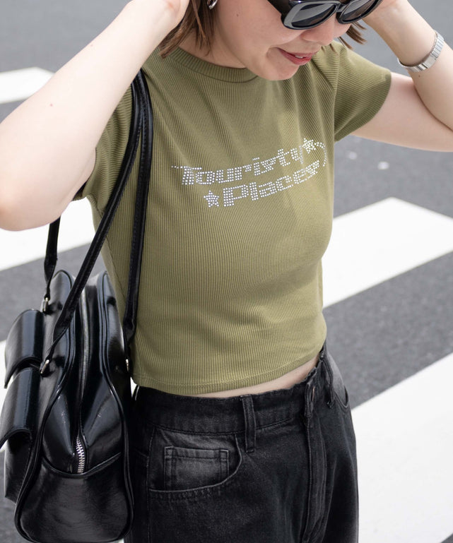 ラインストーンリブちびT｜WEGO（ウィゴー） – WEGO ONLINE STORE