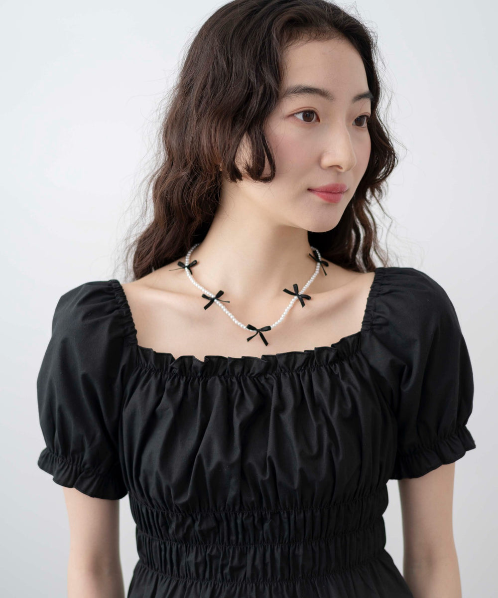 Lビーズサテンリボンネックレス｜WEGO（ウィゴー） – WEGO ONLINE STORE